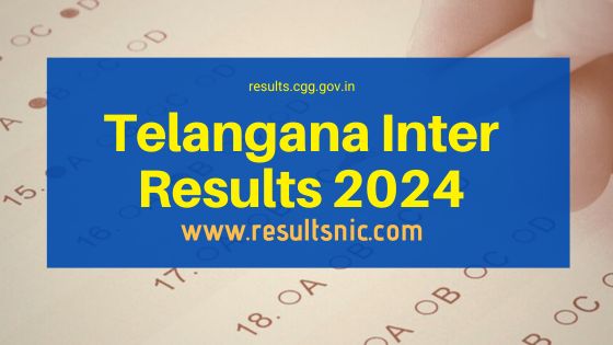 Telangana Inter Result 2024 - TS results 2024 - results.cgg.gov.in